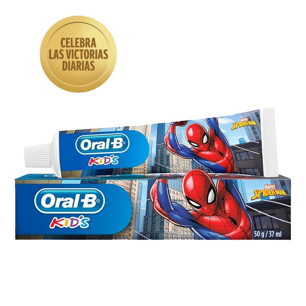 Pasta dental Oral-B Kid´s Spiderman con flúor para Niños 37 ml ...