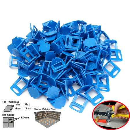 200/400/800x White/Blue Plastic Clips wedge Tile Spacers Leveler ...