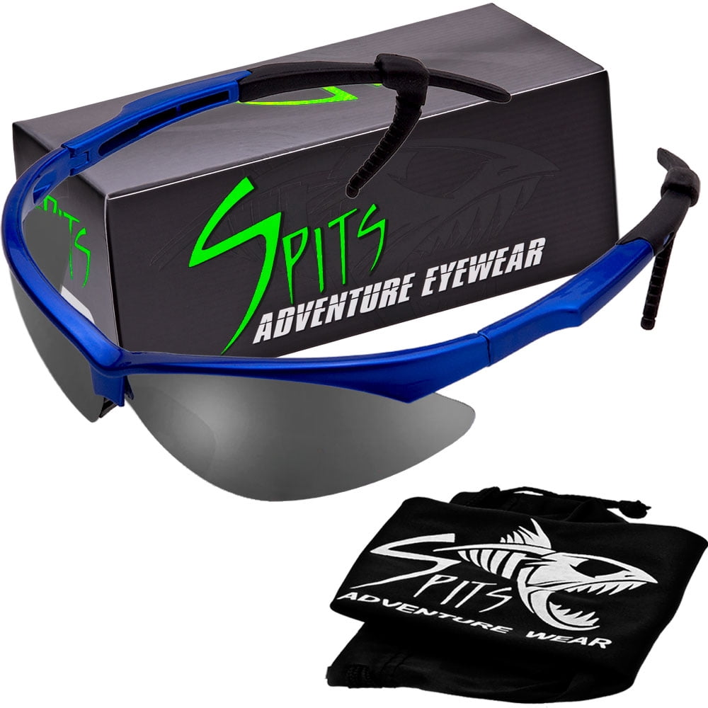 Fast Forward Safety Glasses (Frame Color: Blue, Lens Color: Flash ...