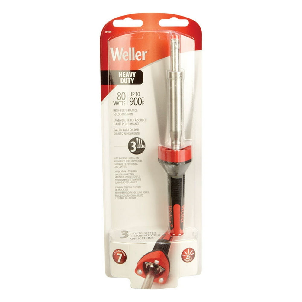 Weller 12 in. Corded Soldering Iron Kit 80 watts Orange 1 pk - Walmart ...