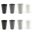 Reusable 20oz Plastic Beverage Cups-Tumblers, Unbreakable, Eco-Friendly ...
