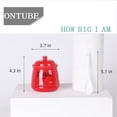 12oz White Ceramic Sugar Bowl with Lid & Spoon – Kitchen Storage ...