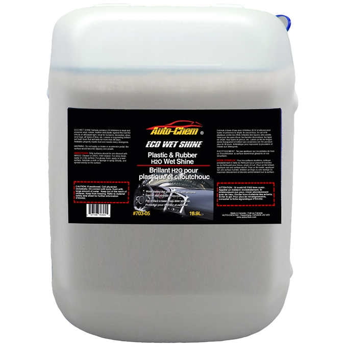 Auto-Chem ECO WET SHINE Vinyl and Rubber Shine - 18.9 L (5 gal ...