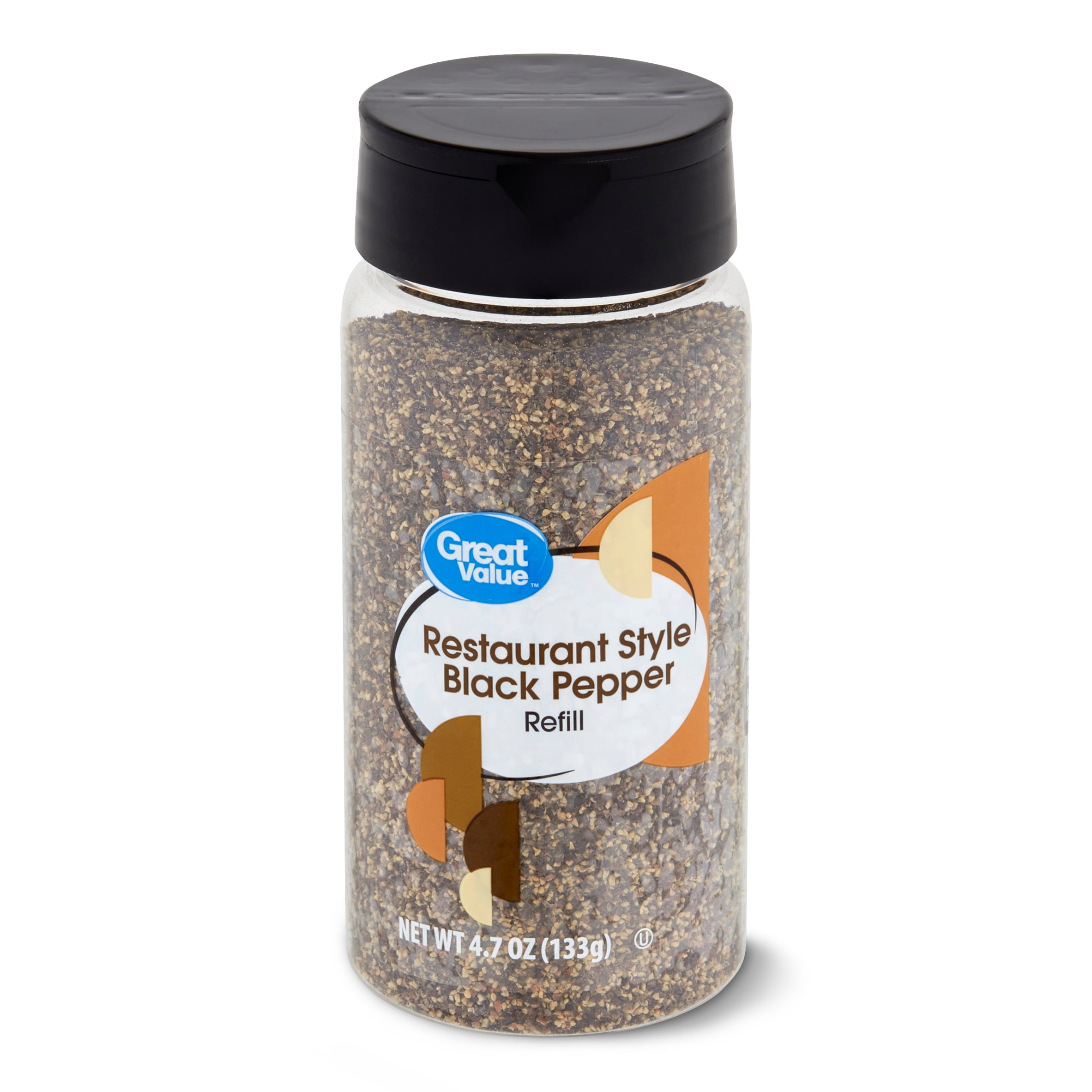 Great Value Refill Restaurant Style Black Pepper, 4.7 oz - Walmart.com