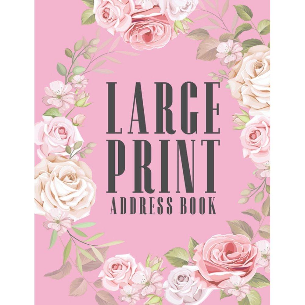 Large Print Address Book Plenty Of Space Jumbo 8 5 x11 Great For large-print-address-book-plenty-of-space-jumbo-8-5-x11-great-for