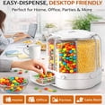 Rotating Candy Dispenser with Lid, 2026 New Candy Dispenser 360 ...
