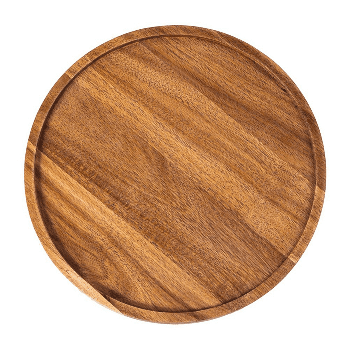 Click here for Unbranded Round Wood Tray wooden Serving Tray serv... prices