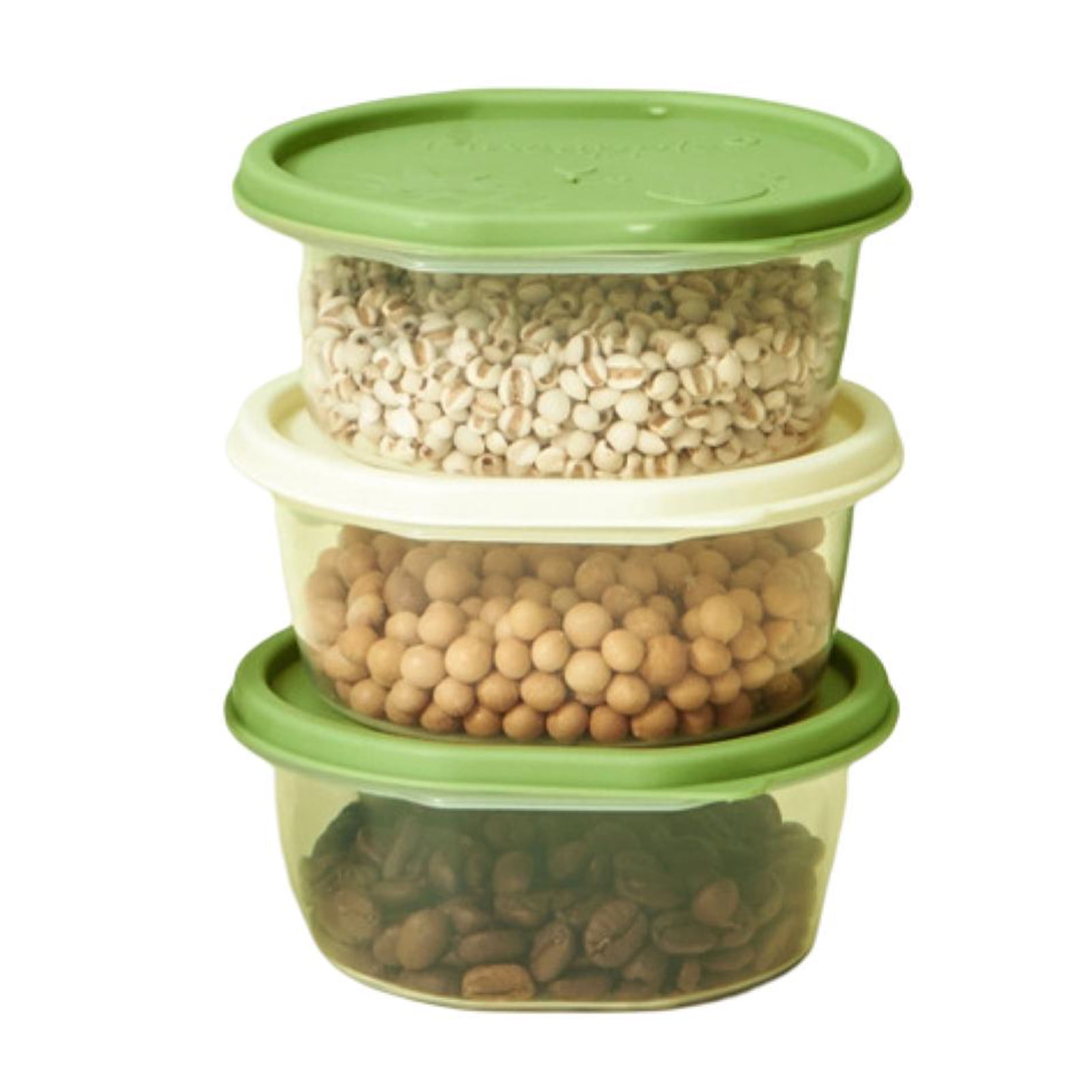 Anvazise 3Pcs Refrigerator Storage Box Stackable Food Grade High ...