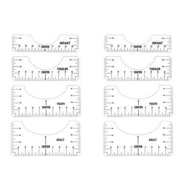 T-Shirt Ruler Guide Alignment Tool for Vinyl, Alignment Tool for ...
