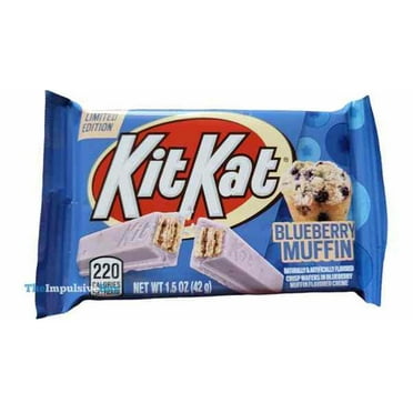 KIT KAT®, Blueberry Muffin Flavored Creme Wafer Candy, 1.5 oz, Bar ...