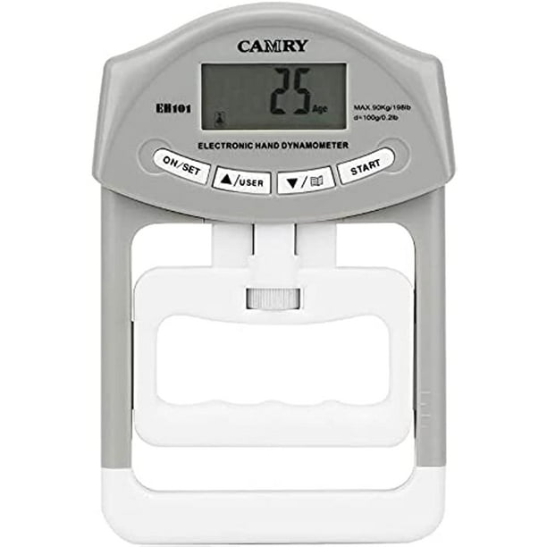 LINLIN Electronic Hand Dynamometer, Adjustable Grip Dynamometer Fitness ...