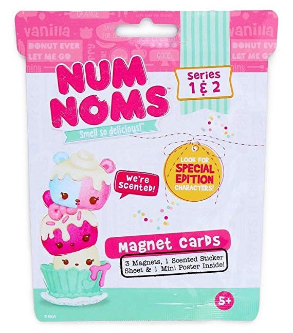 Num Noms Series 1 & 2 Magnet Cards Mystery Pack - Walmart.com