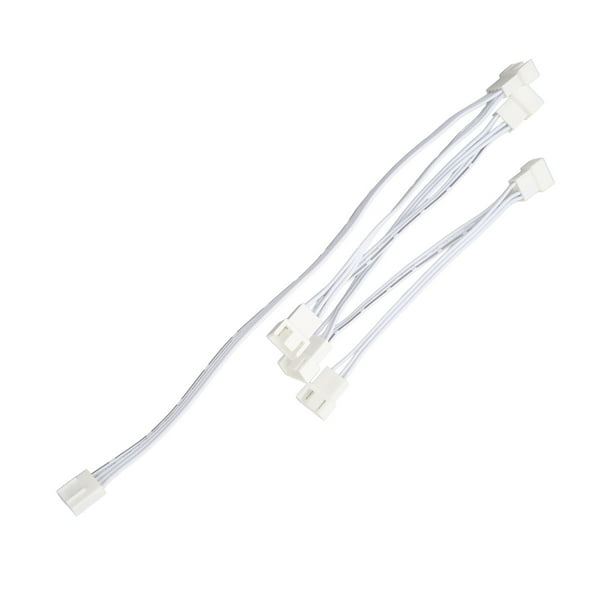 PWM Fan Splitter Cable, 1 To 6 Firm Connection Wide Compatibility PC ...