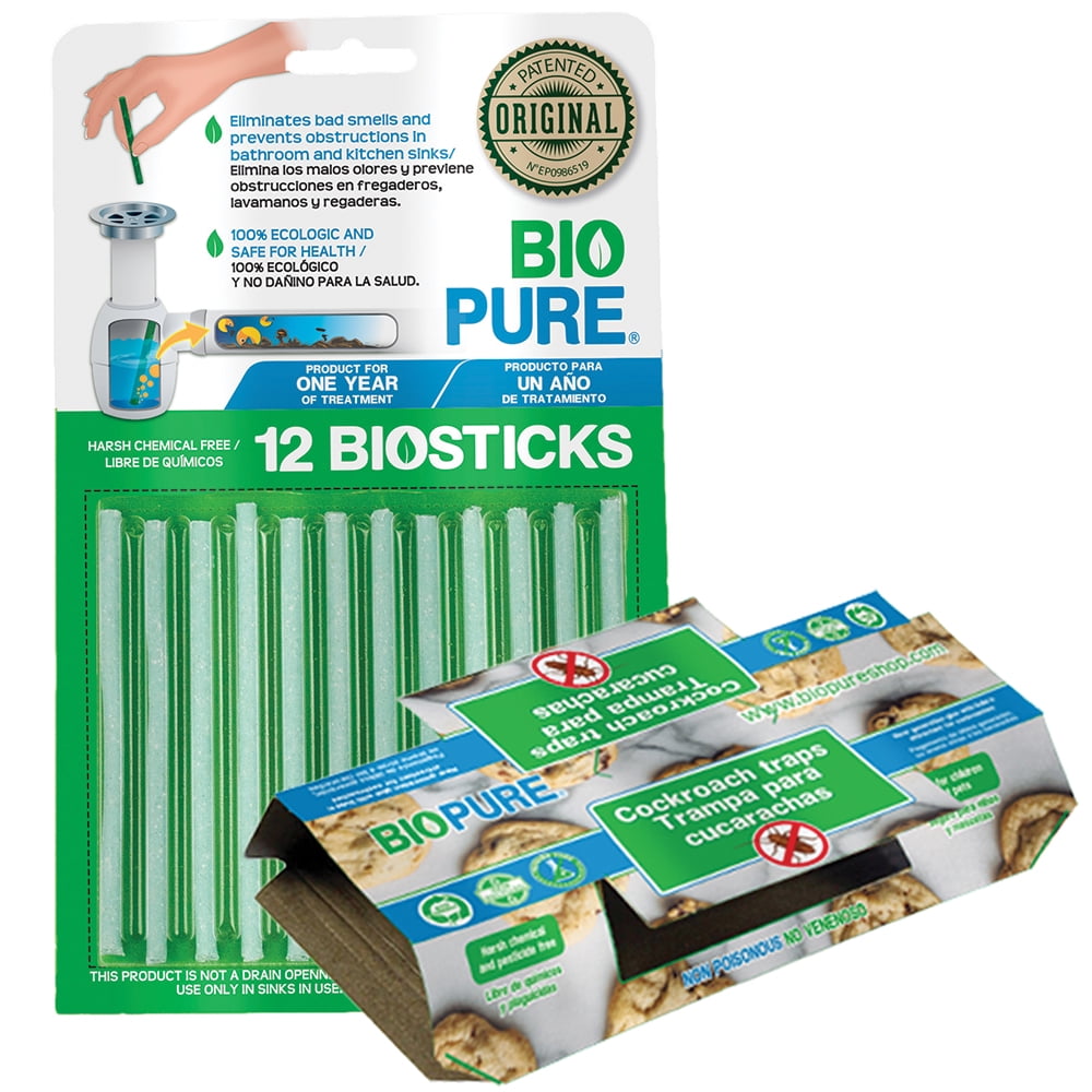 Biostick Biopure 12 Pack trampas de PEGAMENTO PARA MOSCAS 10 Pack ...