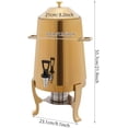 Chafer Urn, Electric Coffee Urn With Fuel Holder And Spigot, 3.4 Gallon ...
