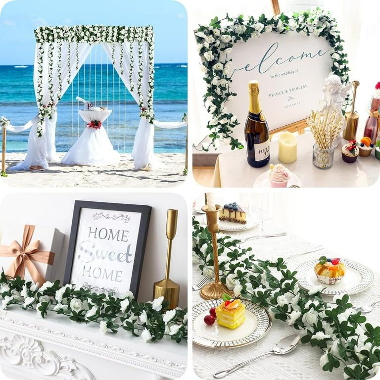 White Flower Garland Wedding