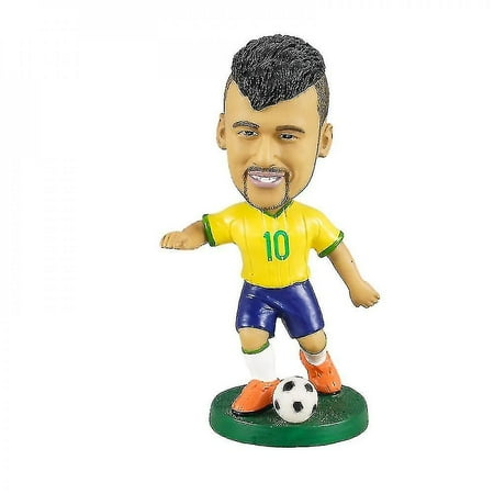Neymar Action Figure Statue Bobblehead Football Doll Decoration ...