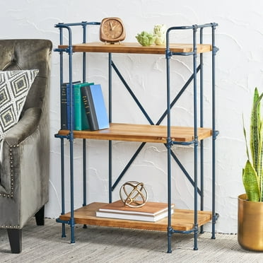 Noble House Jake 4 Shelf Bookcase, Brown - Walmart.com