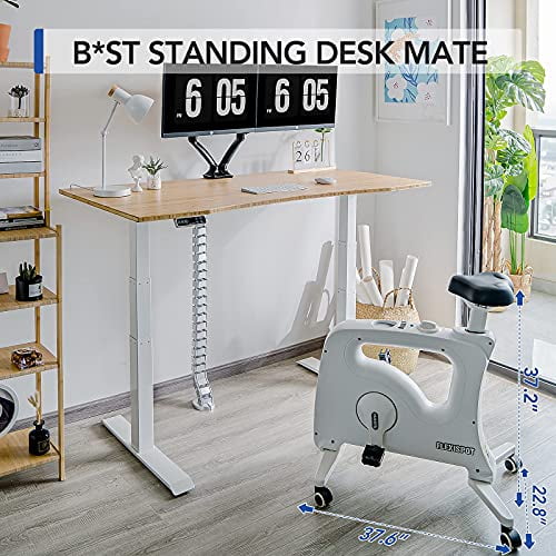 FlexiSpot Under Desk Bike Home Office Exercise Bike Height Adjustable ...
