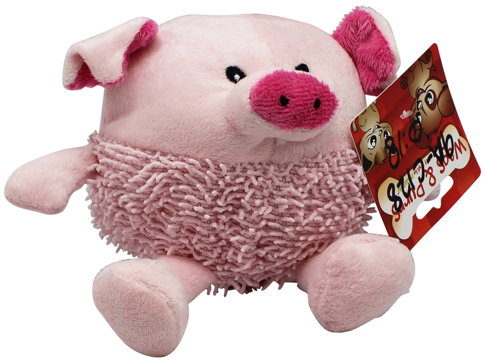 Squeeky Plush Pig Pet Toy - Walmart.com - Walmart.com