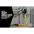 Woods 2879 14/3 SJTW Right Angle GFCI with Lighted End, 6-Feet, Yellow ...