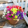 ZMKIAG Outdoor UV Resistant Fake Plants & Flowers – Silk Faux Flowers ...