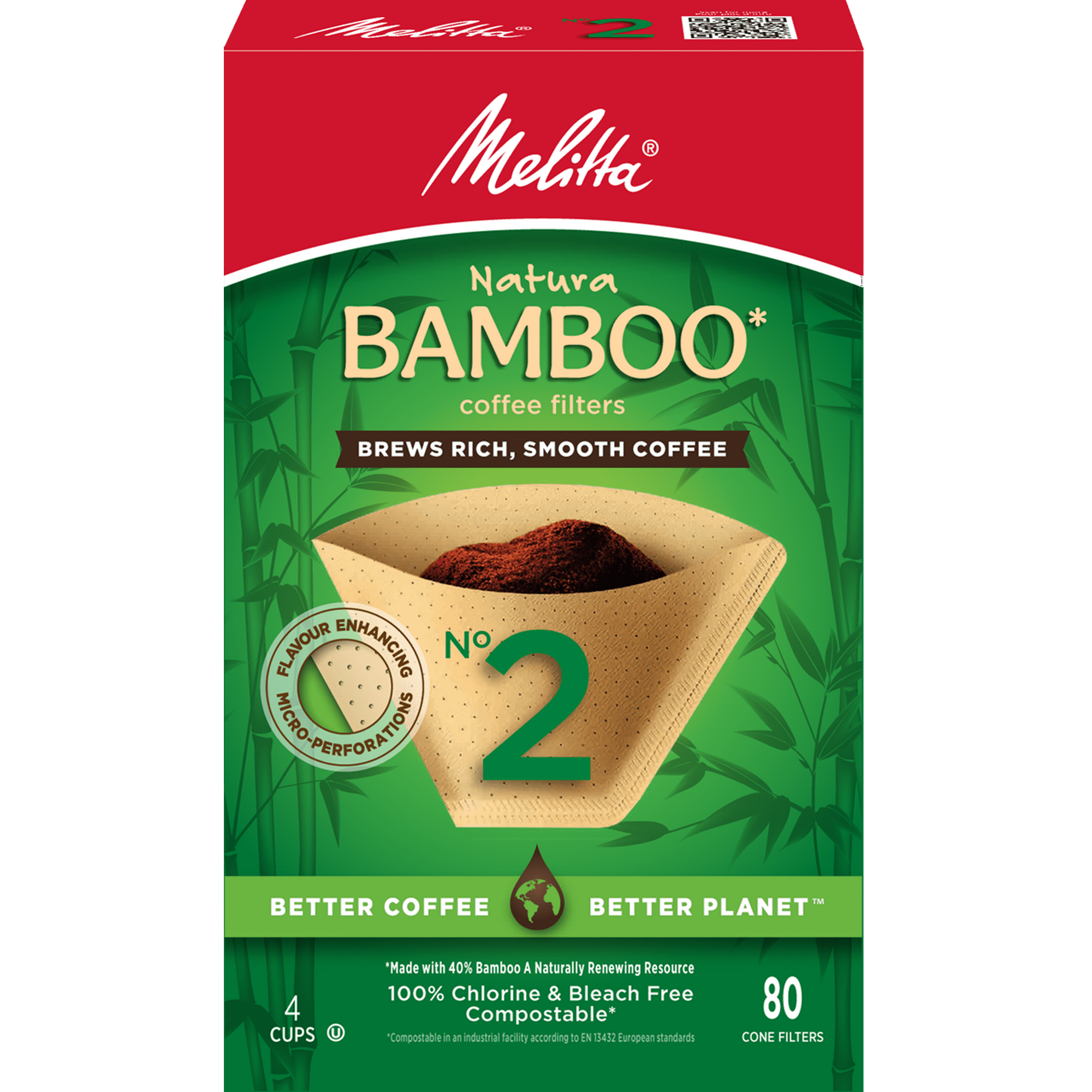 Click here for Melitta All Natural Bamboo Coffee Filters - No 2/8... prices