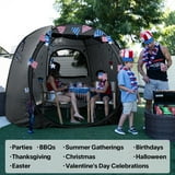 Hexagon Pop-Up Sun Shade Canopy with Ventilated Mesh Walls, UPF 50+ UV ...