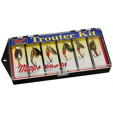 Mepps Trouter Kit - Plain and Dressed Lure Assortment - Walmart.com