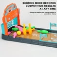 Mini Desktop Bowling Game with Catapult Launcher, Compact Tabletop ...