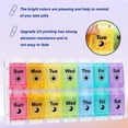 Medicine pill organizer 7 Day AM/PM, Easy Fill & Open Medication ...