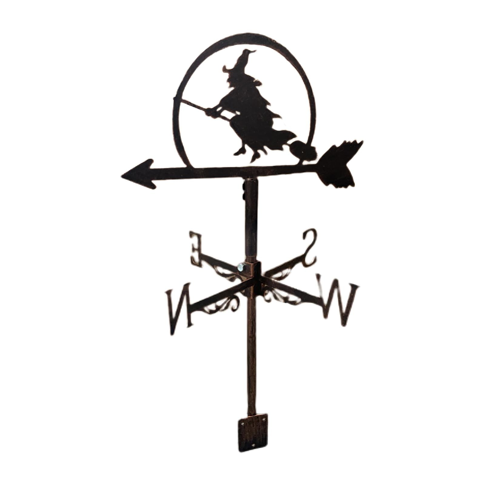 Retro Weathervane Stainless Steel Weather Vane with Mounting Bracket ...