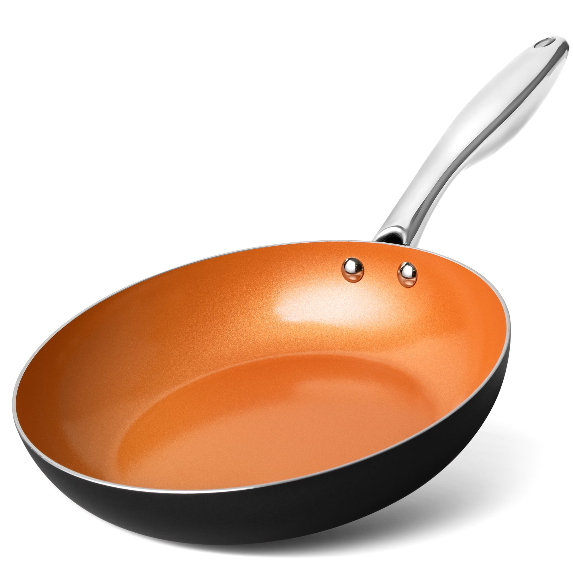 MICHELANGELO Copper Frying Pan Nonstick, 11 Inch Frying Pan with Ultra ... MICHELANGELO Copper Frying Pan Nonstick, 11 Inch Frying Pan with Ultra ...