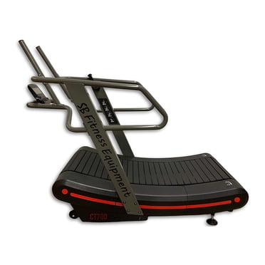 GYMOST Curved Manual Treadmill with Adjustable Resistance & 5” LED ...