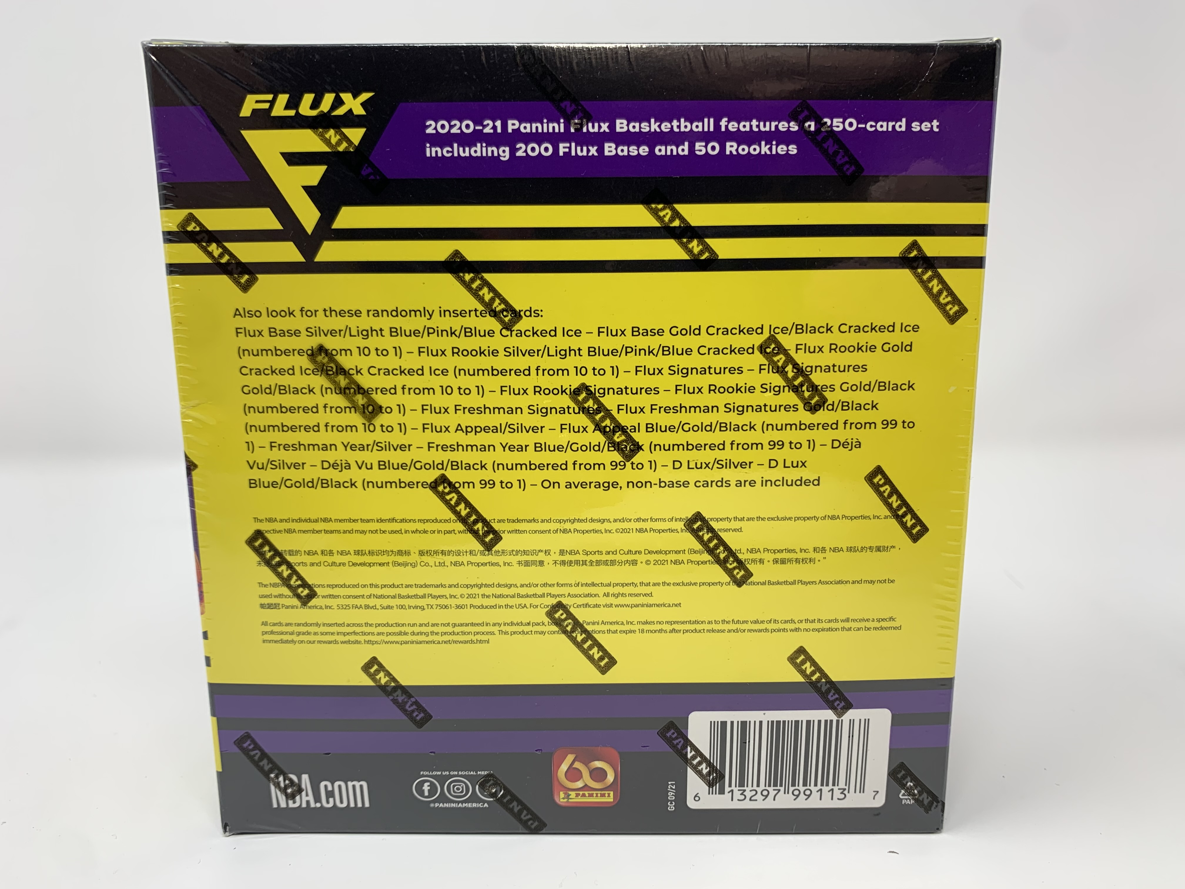 Buy 2020-21 Panini Flux NBA Basketball Mega Box 32 Cards Online at ...