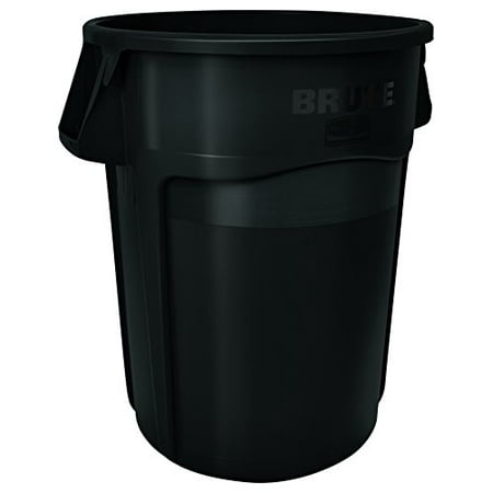 Rubbermaid Commercial FG264360YEL BRUTE Heavy-Duty Round Waste/Utility ...
