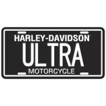 Harley-Davidson Logo with V-Twin License Plate - Walmart.com