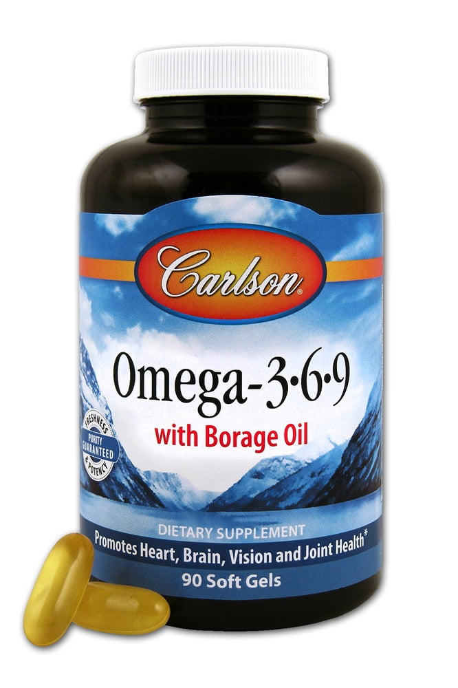 Omega-3-6-9 Carlson Laboratories 90 Softgel - Walmart.com