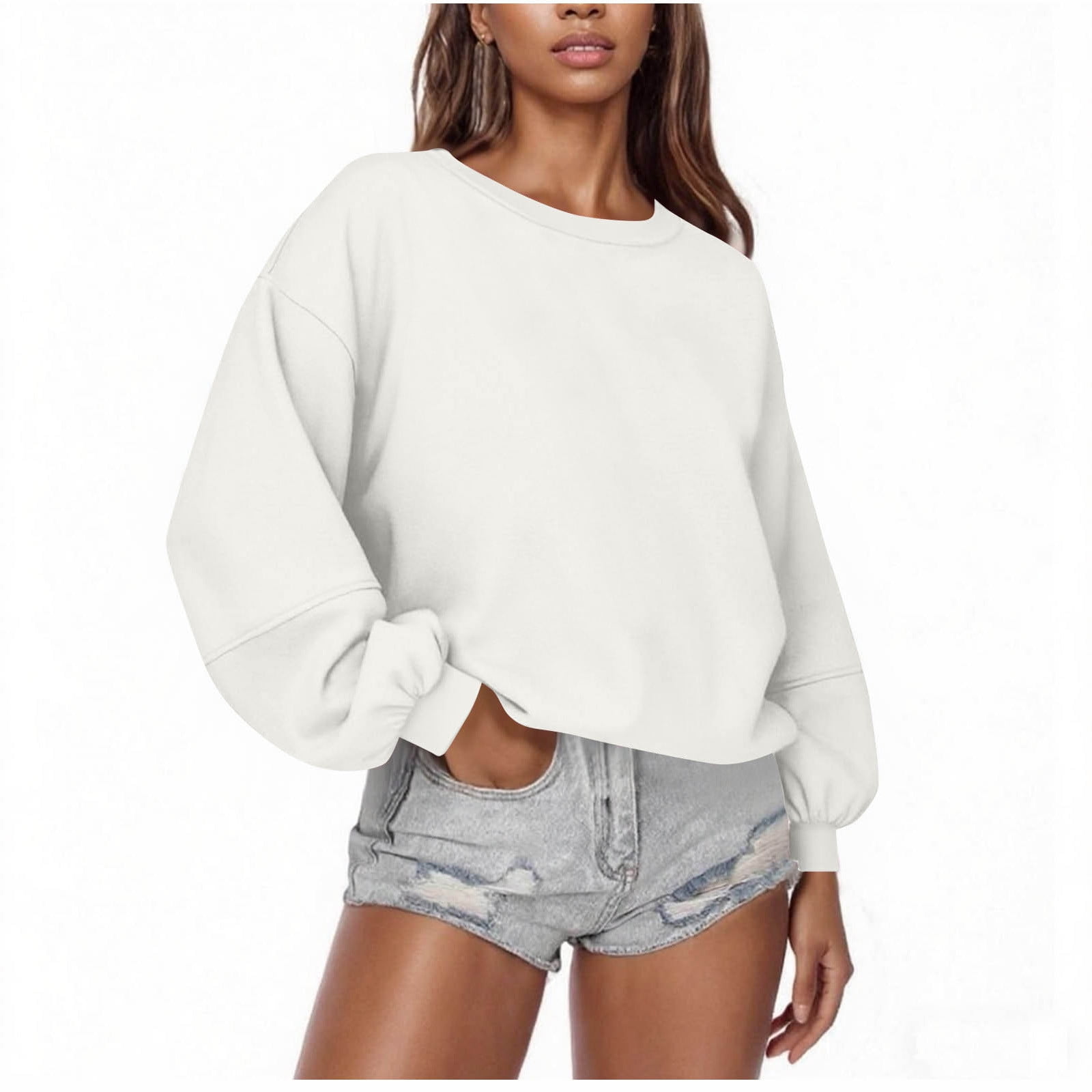 Click here for Diufon Womens Sweatshirts Crewneck Fleece Oversize... prices