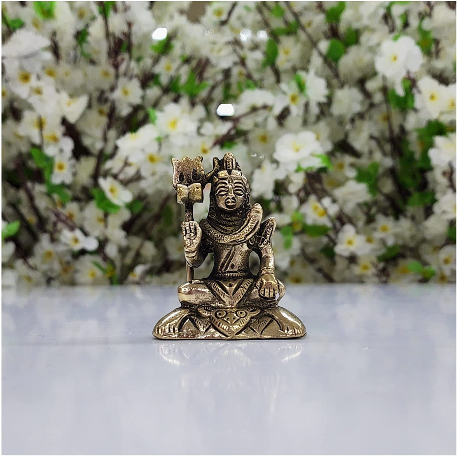 Lord Shiva Statue in Brass Small Shiva Sculpture Hindu God Statue Shiva ...