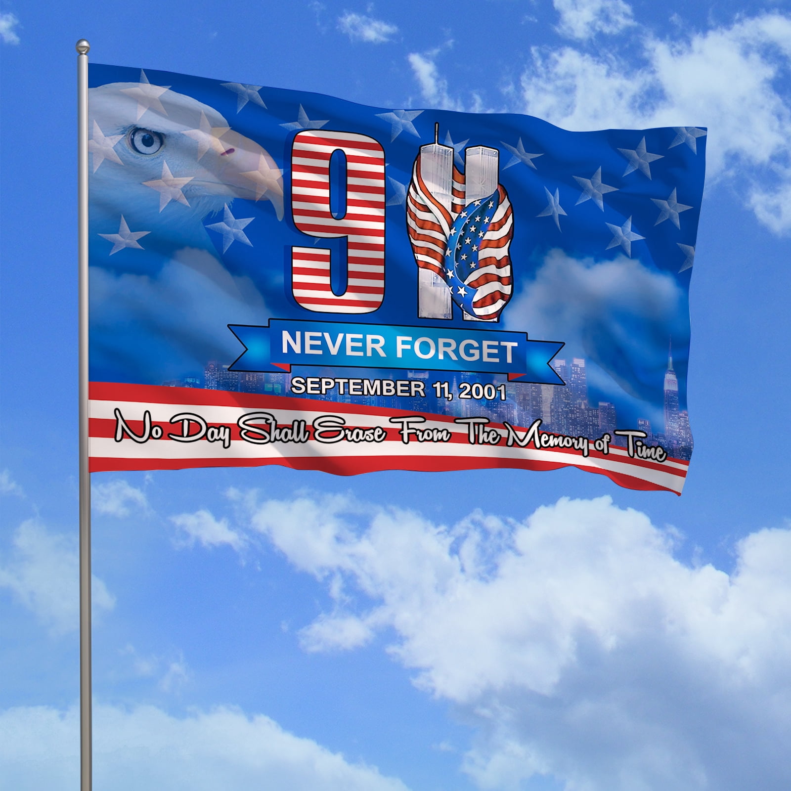 911 Flag 911 20th Anniversary Flag Outdoor 3x5ft Flag Garden Decoration ...