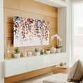 Indoor TV Cover 24 Inch, Orange Eucalyptus Leaves Elastic Monitor Dust ...