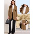 DARING DIVA Women's Business Button Down Notch Collar Dressy Blazer ...