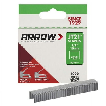 Arrow Fastener 7510S 5/8" T75 Staples 1000 Per Pack - Walmart.com
