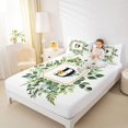 Catabedysis Minimalist Style Letter D King Sheets,Tropical Palm Leaves ...
