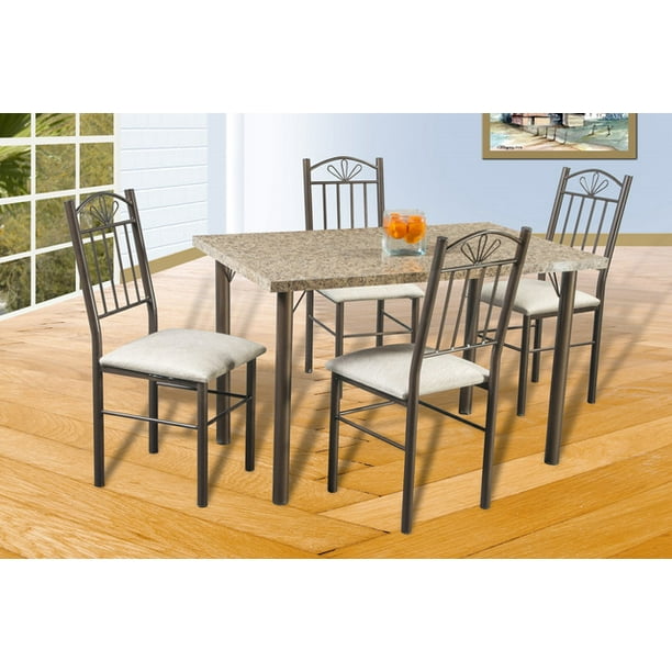 Comedor Clío 4 Sillas Tubulares y Cubierta de Formica MOBILKRAFT Modelo ...