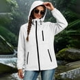AherBiu Windbreaker Rain Jacket for Women Waterproof Zip up Hooded ...