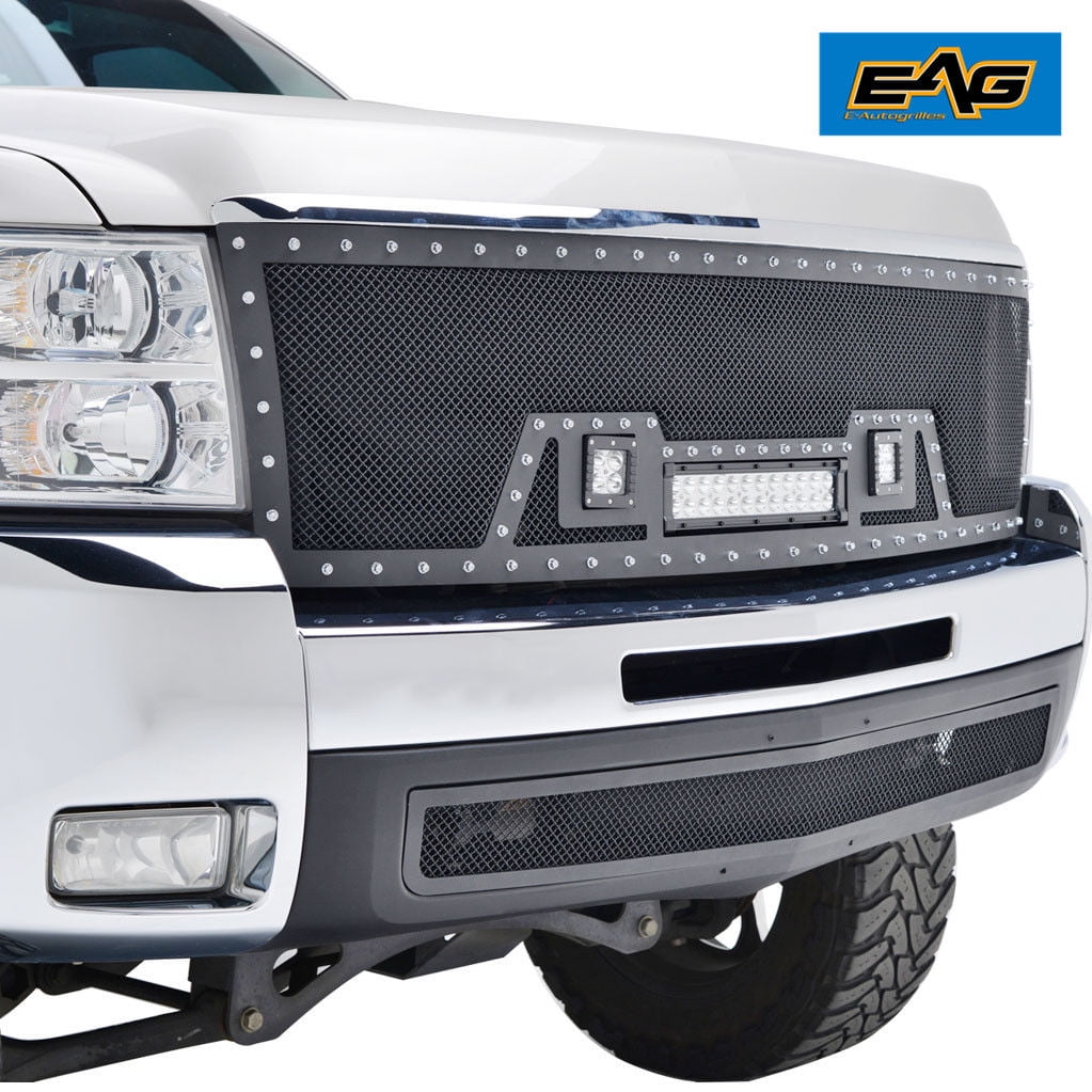 EAG Perfect Replacement Blakc Stainless Steel Wire Mesh Rivet Grille ...