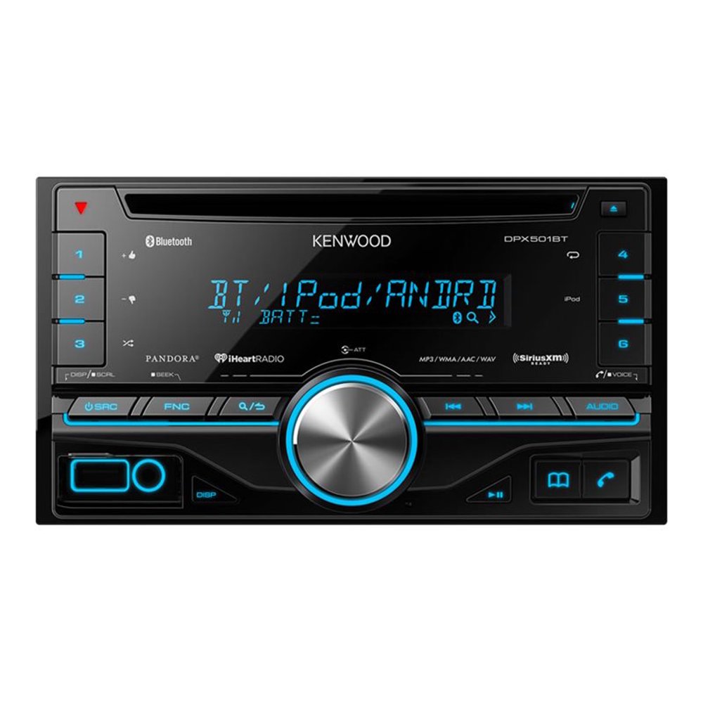 Kenwood DPX501BT Car CD Receiver In dash Double DIN 50 Watts kenwood-dpx501bt-car-cd-receiver-in-dash-double-din-50-watts