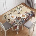 Rectangle Tablecloths, Western Star Farmhouse Home Waterproof Table ...